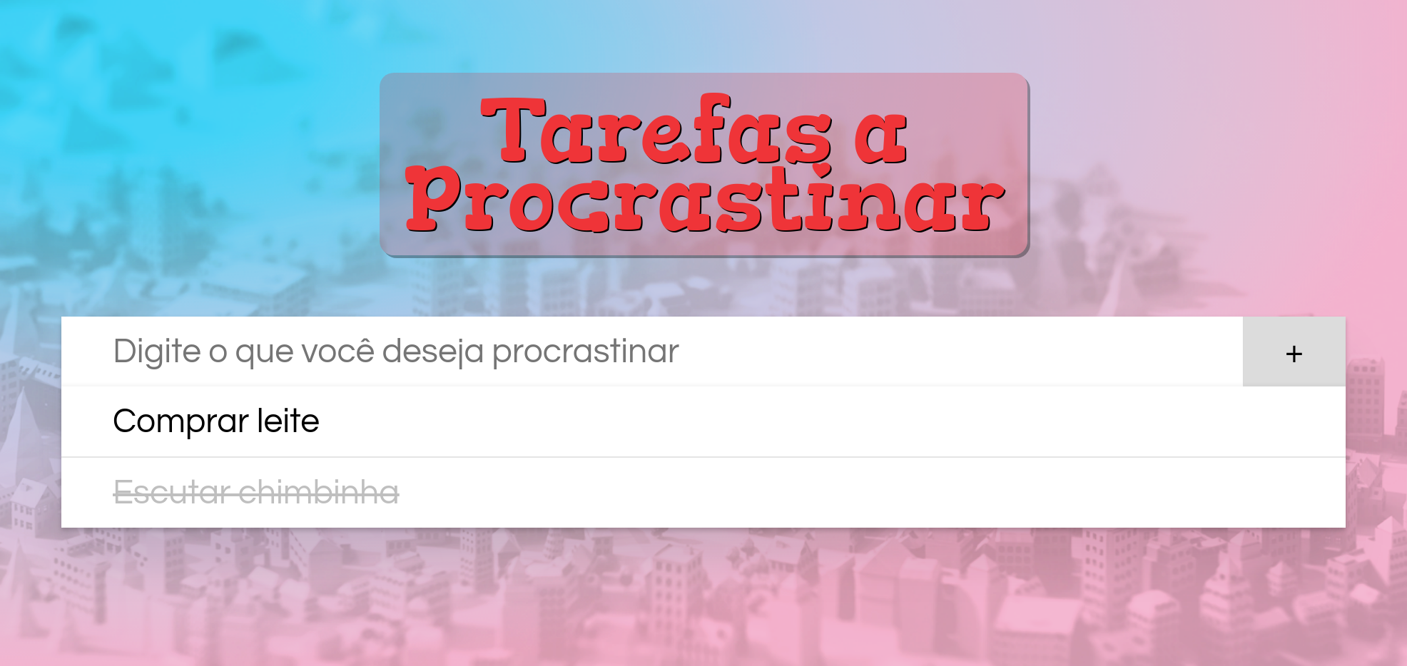 GitHub - fegemo/cefet-front-end-todo: Uma lista de tarefas que você não quer fazer